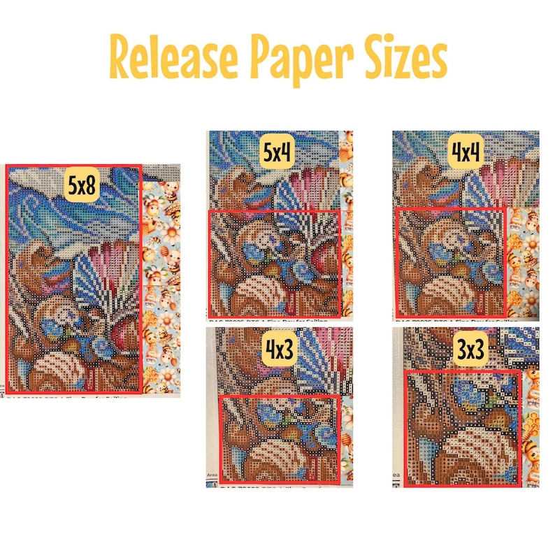 Moonlit Moths - Reusable Patterned Diamond Painting Release Paper - Etsy UK