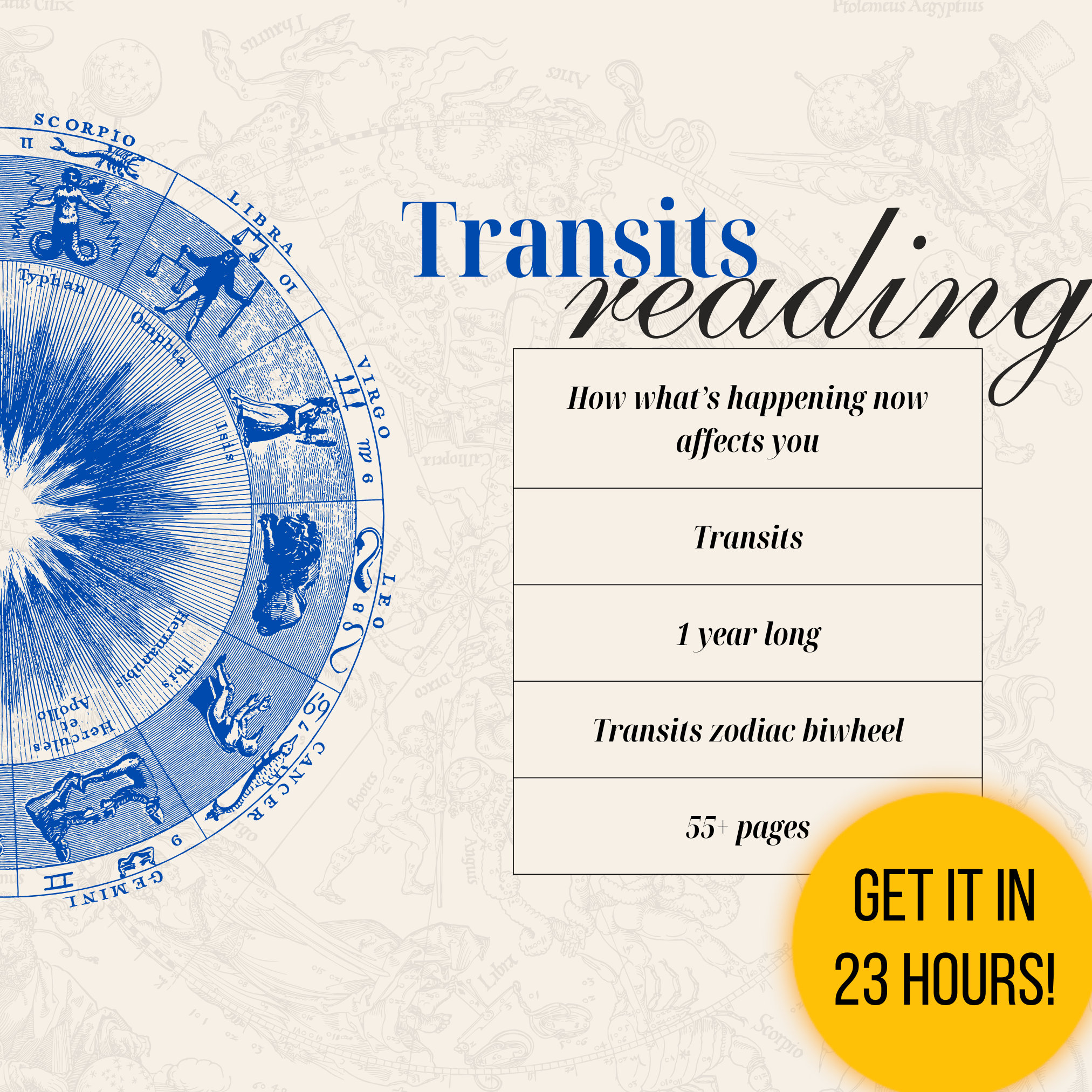 Transits Chart - Find Out What the Planets and Signs Have to Tell You ...