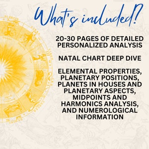 Natal Chart Report + Harmonic Highlights Report + Major Life Theme ...