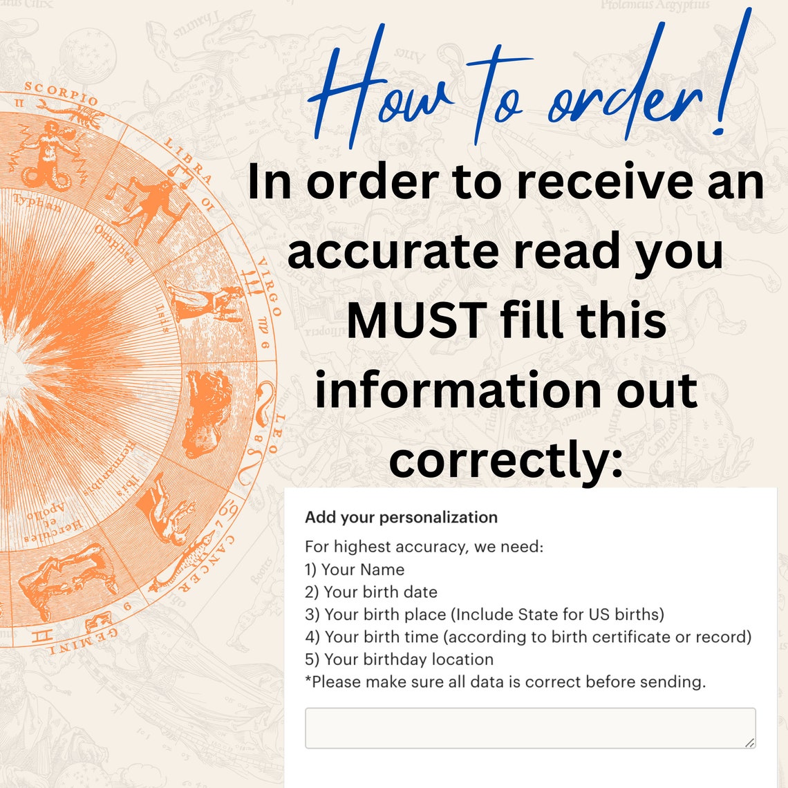 Solar Return Chart - Your Astrological Birthday! - Etsy