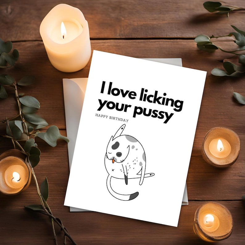 Rude Birthday Greeting Cards Funny Dirty Card Digital Download ...