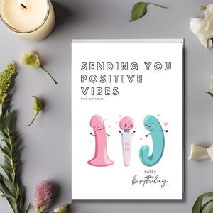 Rude Birthday Greeting Cards Funny Dirty Card Digital Download ...