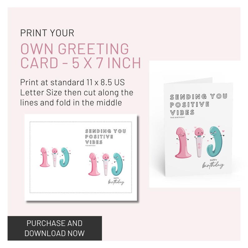 Rude Birthday Greeting Cards Funny Dirty Card Digital Download ...