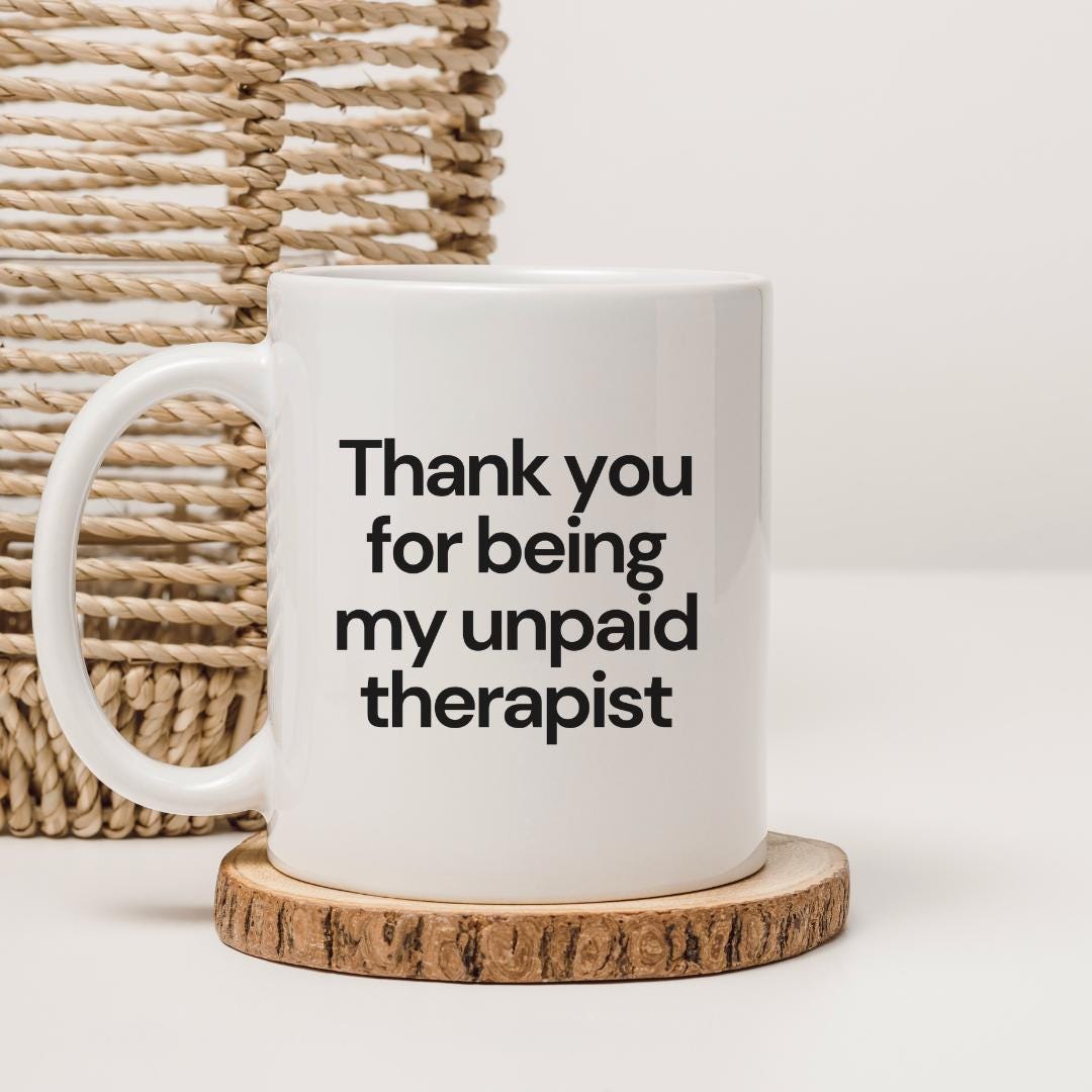 Funny Therapist Mug Novelty Gag Gift Rude for Bestfriend Gift for Her ...