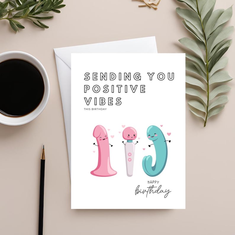 Rude Birthday Greeting Cards Funny Dirty Card Digital Download ...