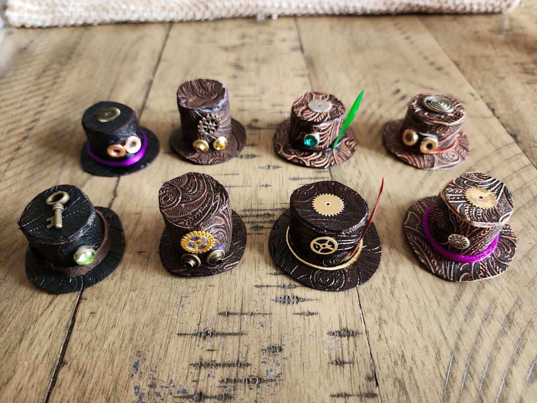 1/9 Scale Miniature Steampunk Hat for 8 Inch Action Figures Fits Marx ...