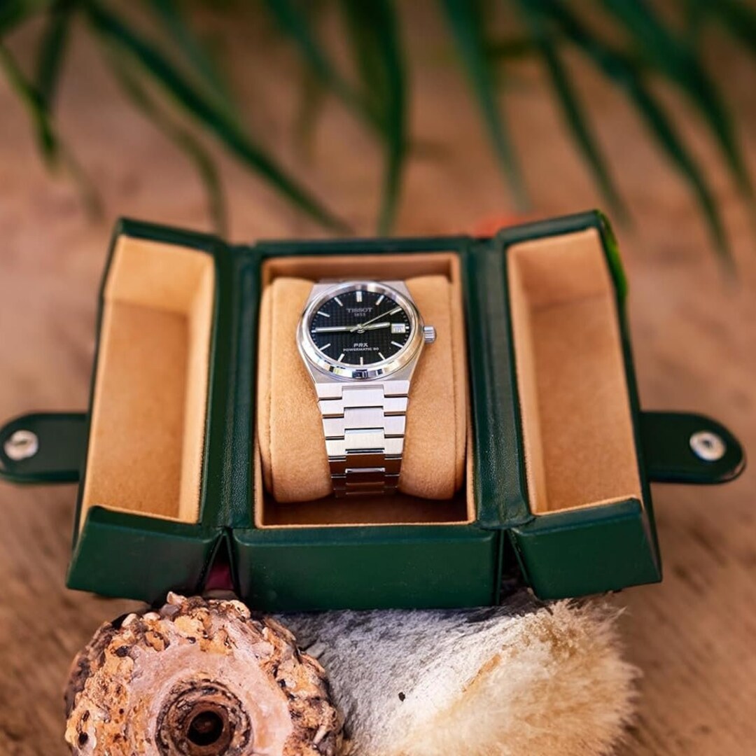 Leather Travel Watch Box: Portable Timepiece Case - Etsy
