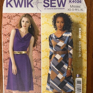 Kwik Sew K4026. Dress Pattern XS-XL - Etsy