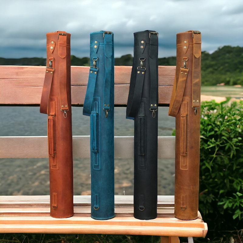 Leather Poster Tube - Etsy