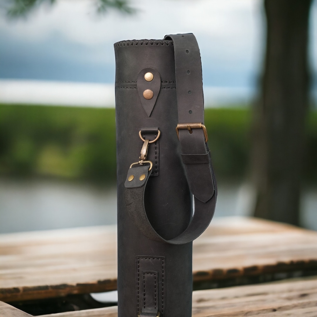 Handmade Leather Project Tube, Leather Map and Poster Tube - Etsy