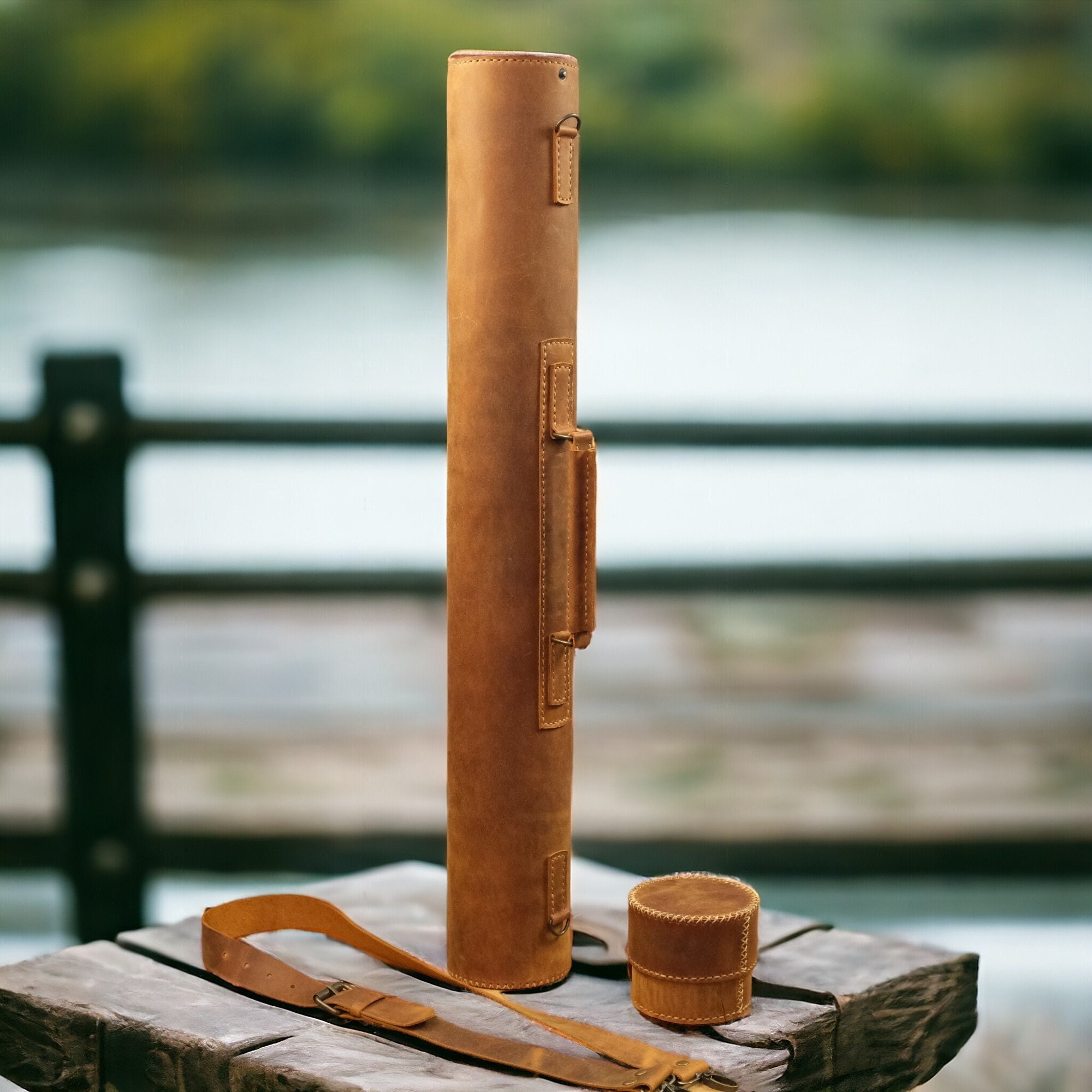 Leather Project Tube for Architects and Civil Engineers - Etsy