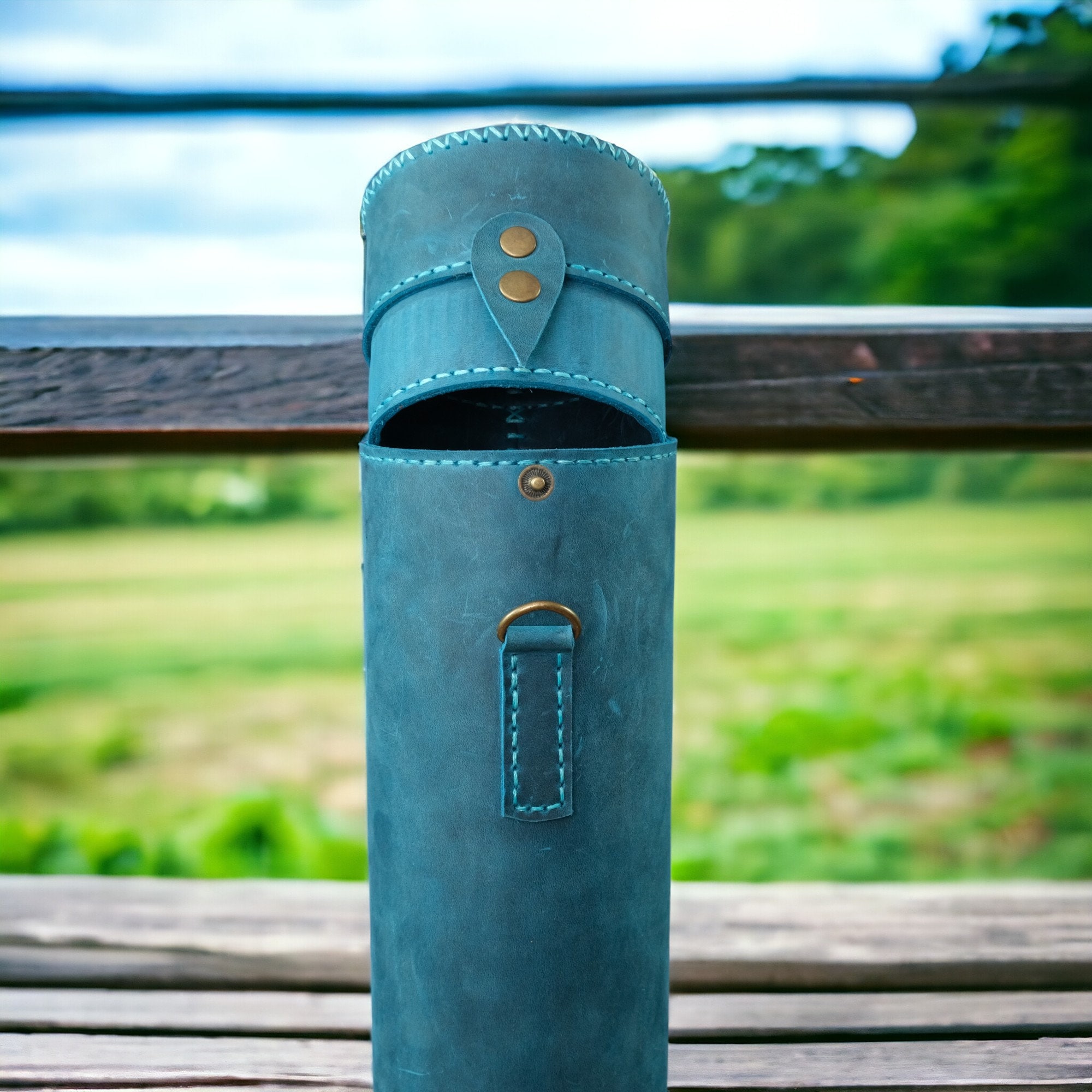 Handmade Leather Project Tube, Leather Map and Poster Tube - Etsy