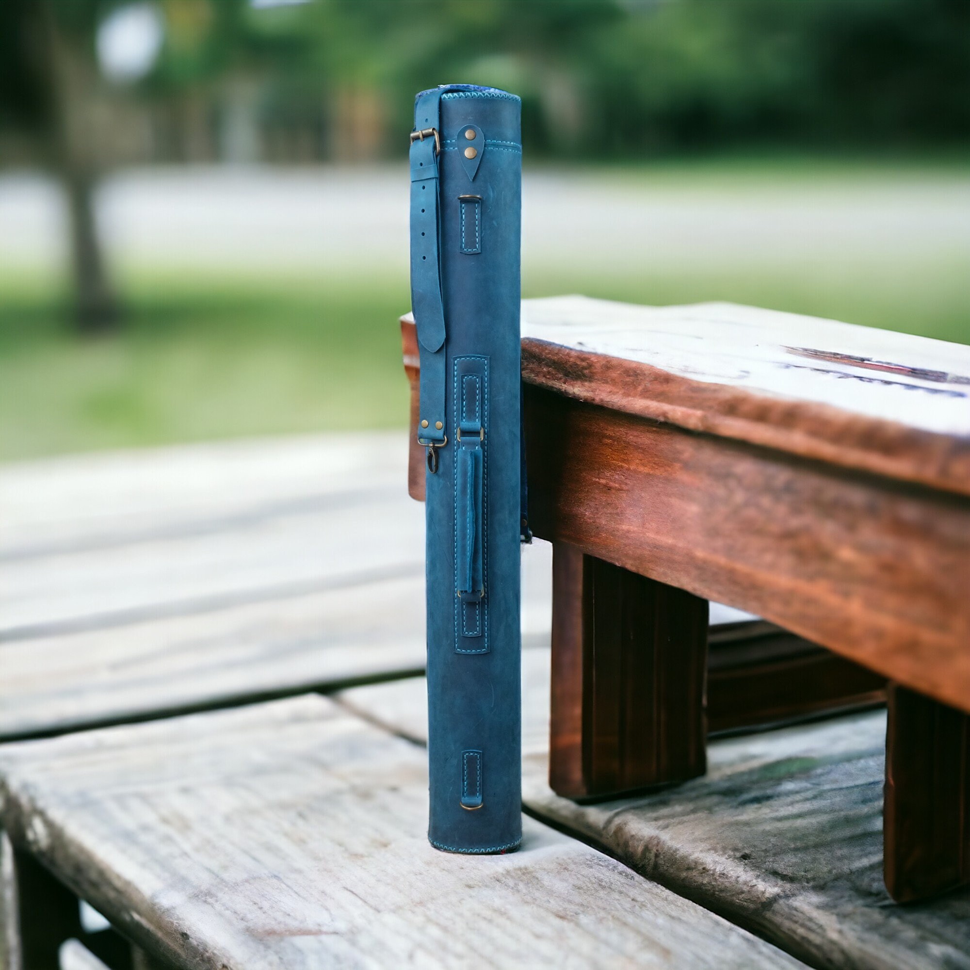 Handmade Leather Project Tube, Leather Map and Poster Tube - Etsy