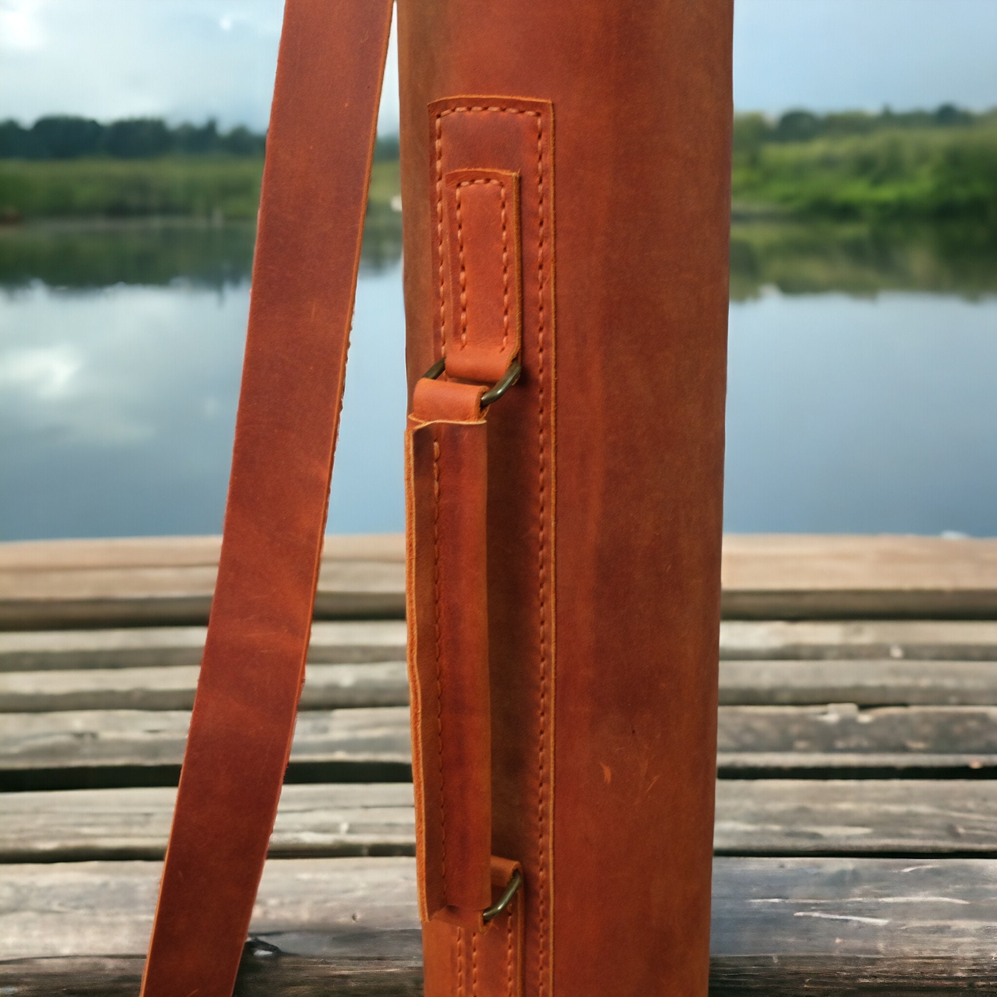 Handmade Leather Project Tube, Leather Map and Poster Tube - Etsy