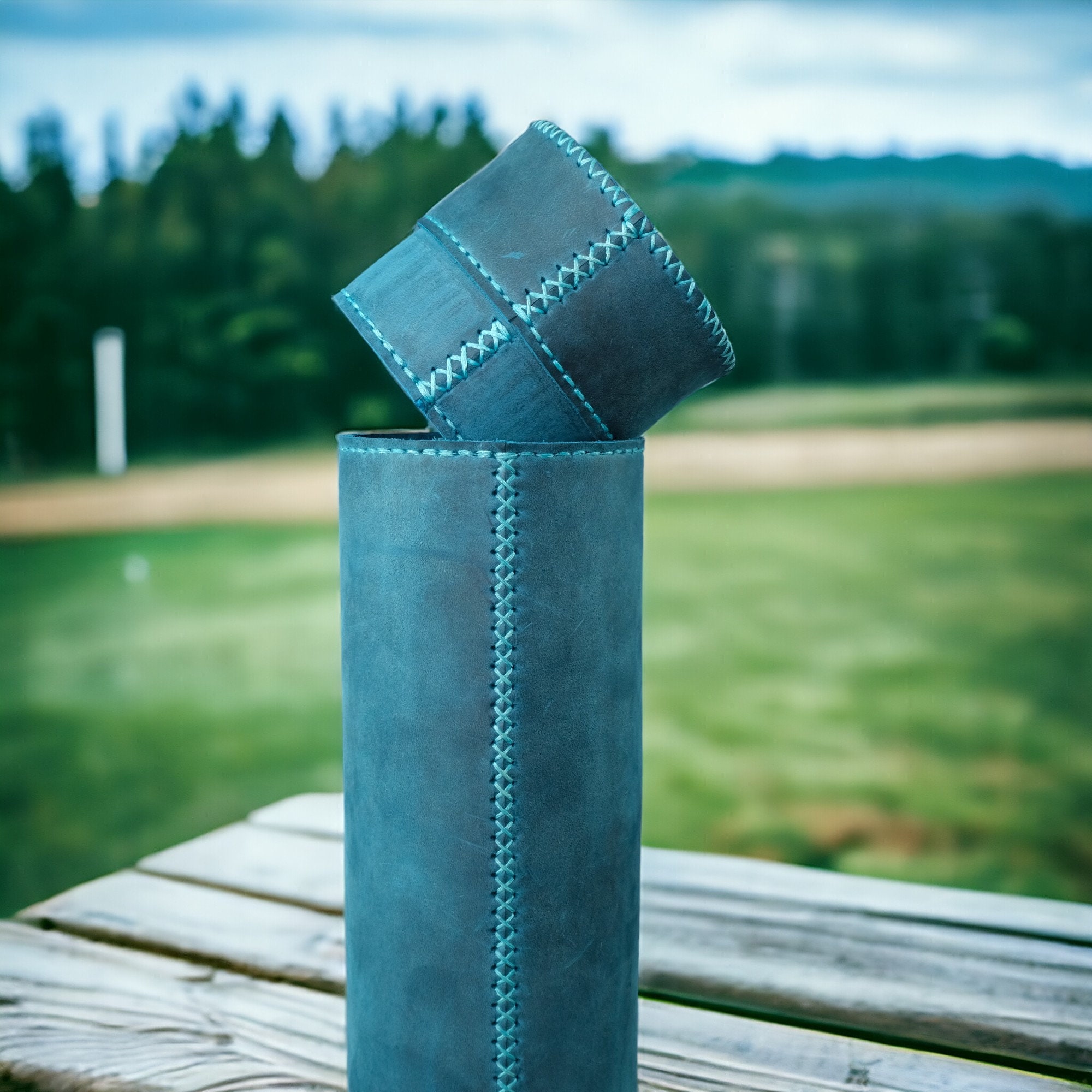 Handmade Leather Project Tube, Leather Map and Poster Tube - Etsy