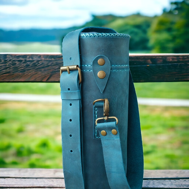 Handmade Leather Project Tube, Leather Map and Poster Tube - Etsy