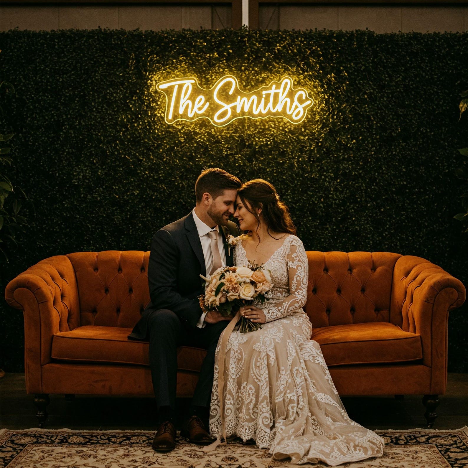 Custom Wedding Neon Sign, Personalized Name Light, Engagement Party ...