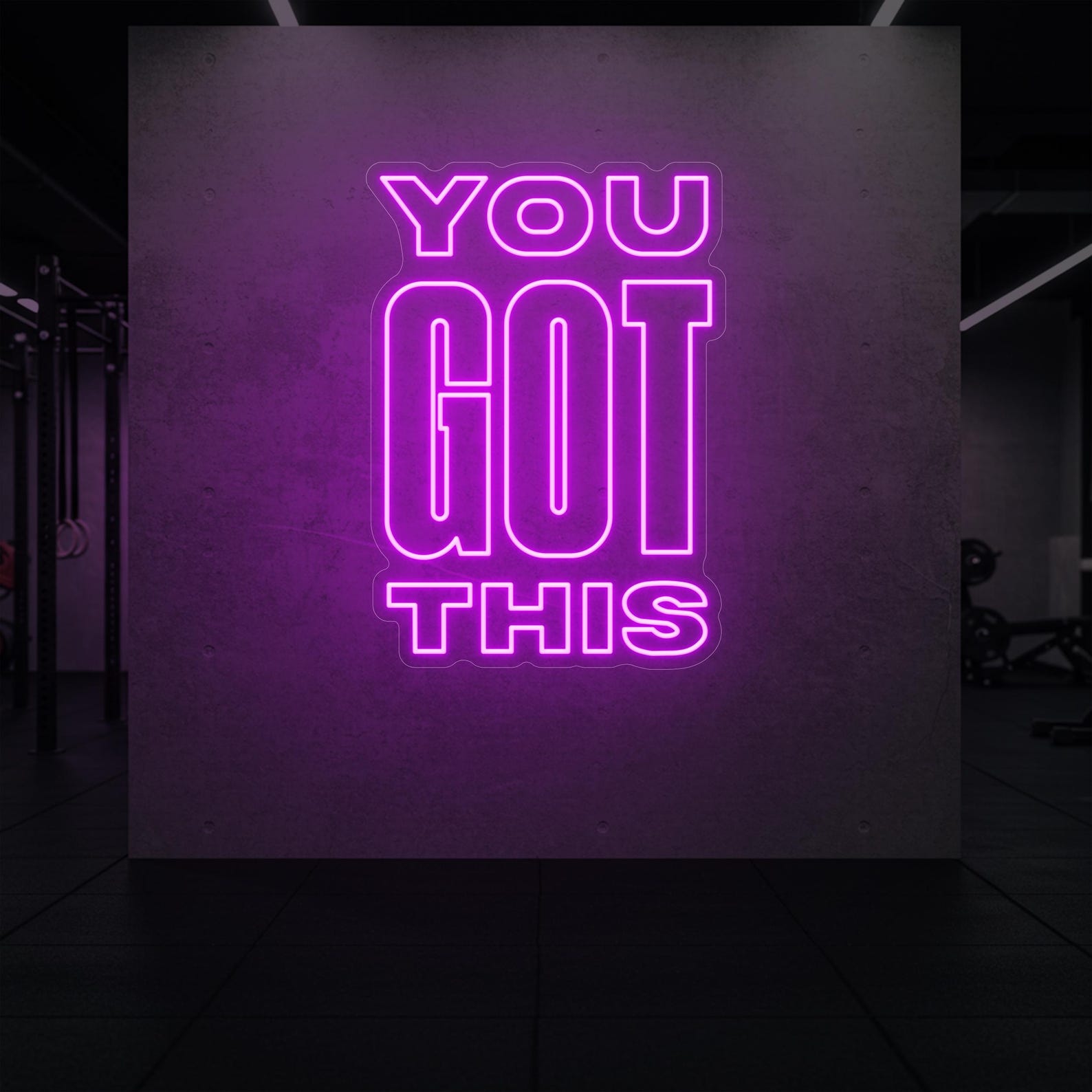 You Got This Neon Sign – Motivational LED Gym Decor - Etsy