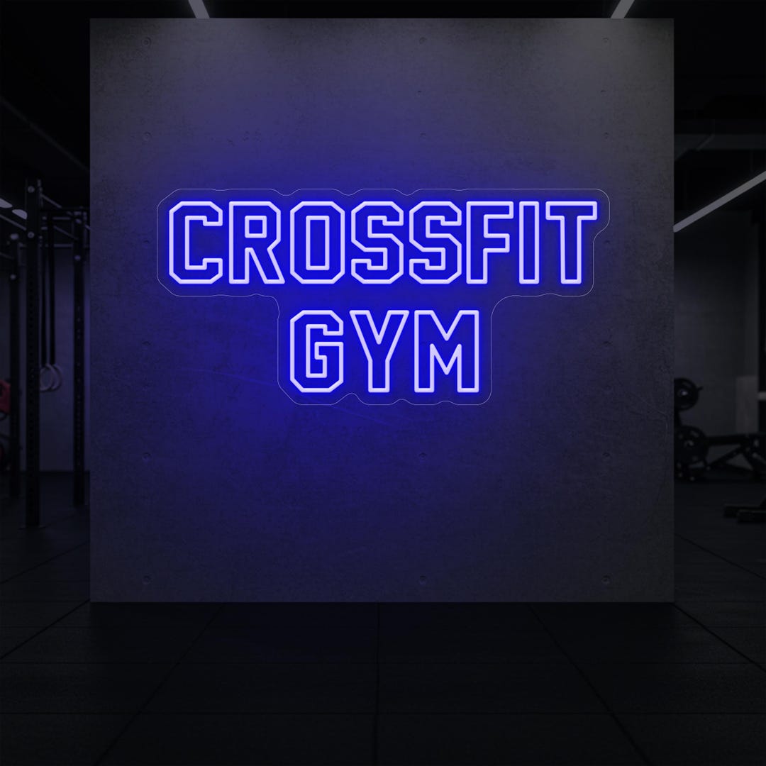 Crossfit Gym LED Neon Sign | Workout Room Decor - Etsy