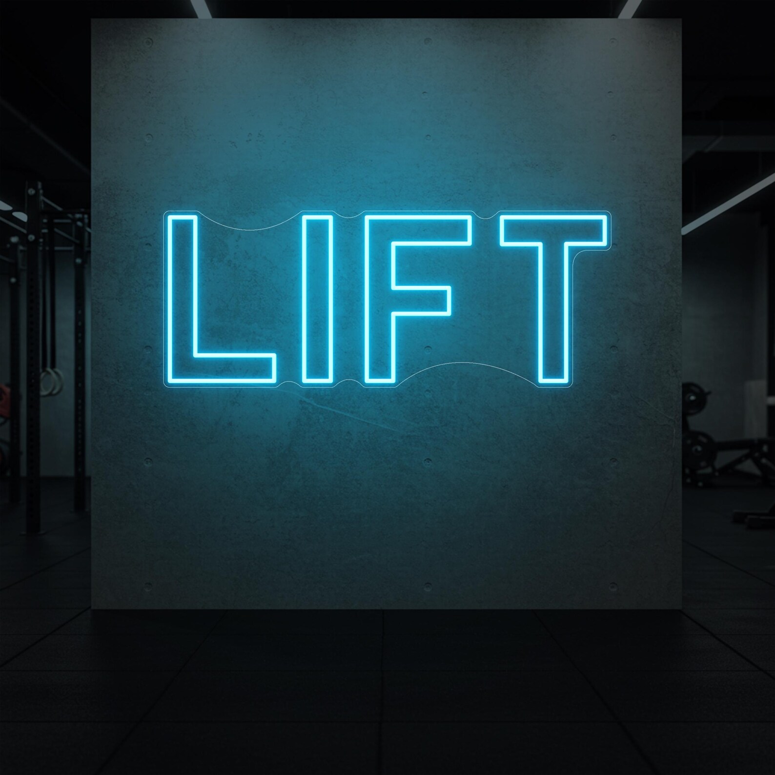 LIFT Neon Sign – Gym LED Wall Decor, Motivational Art - Etsy