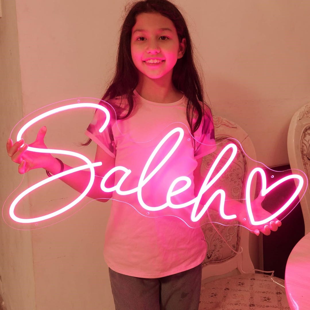 Custom Name Neon Sign for Kids, Neon Sign Bedroom Neon Sign Custom Neon ...