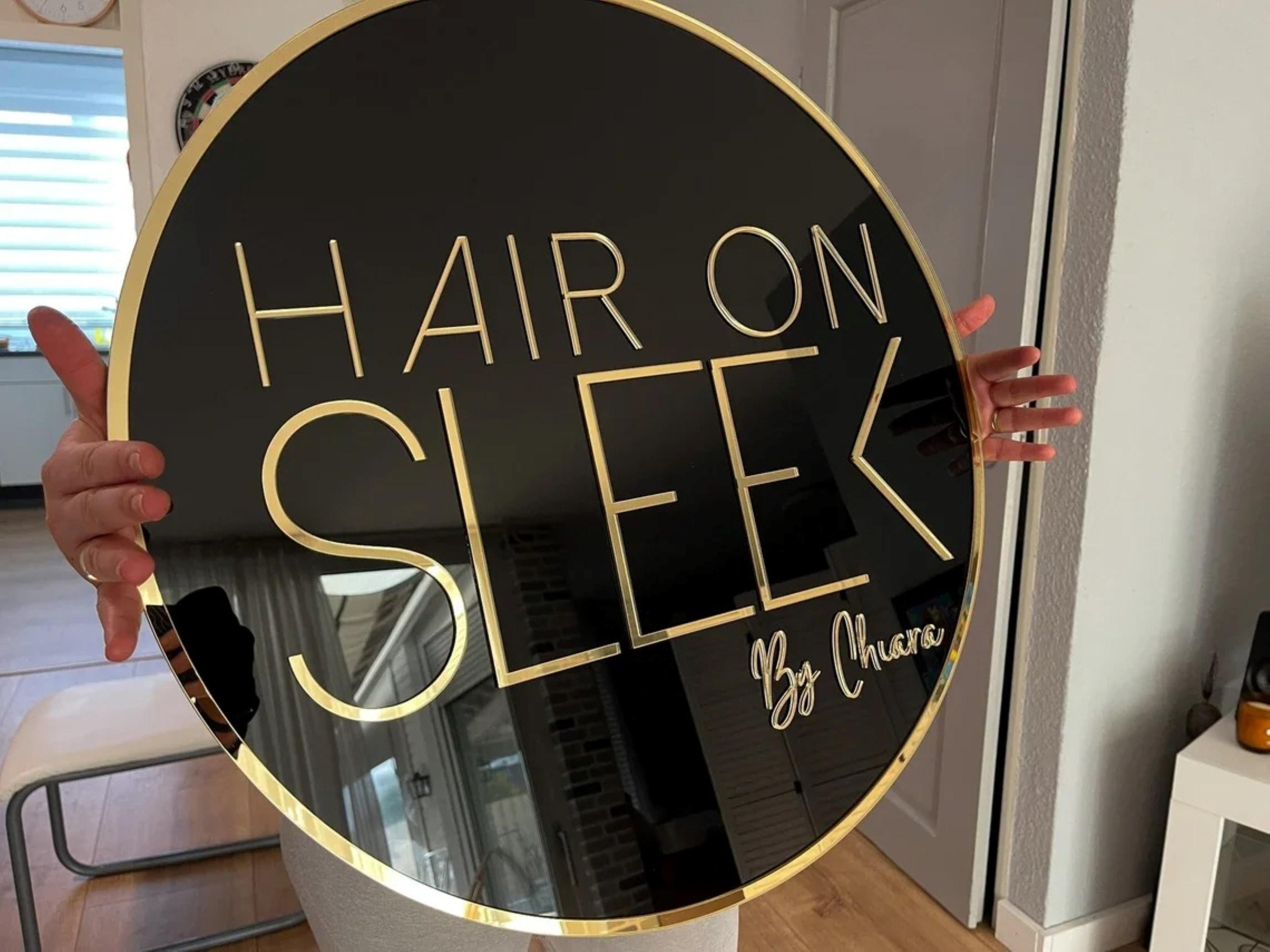 Acrylic LED Business Sign Custom Logo, Neon 3D Logo, Shop Signage ...