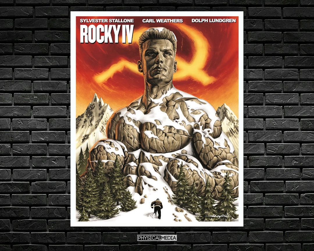 Rocky IV 4 Custom Blu Ray Cover - Digital Download - Physical Media Exclusive - Designed for ...