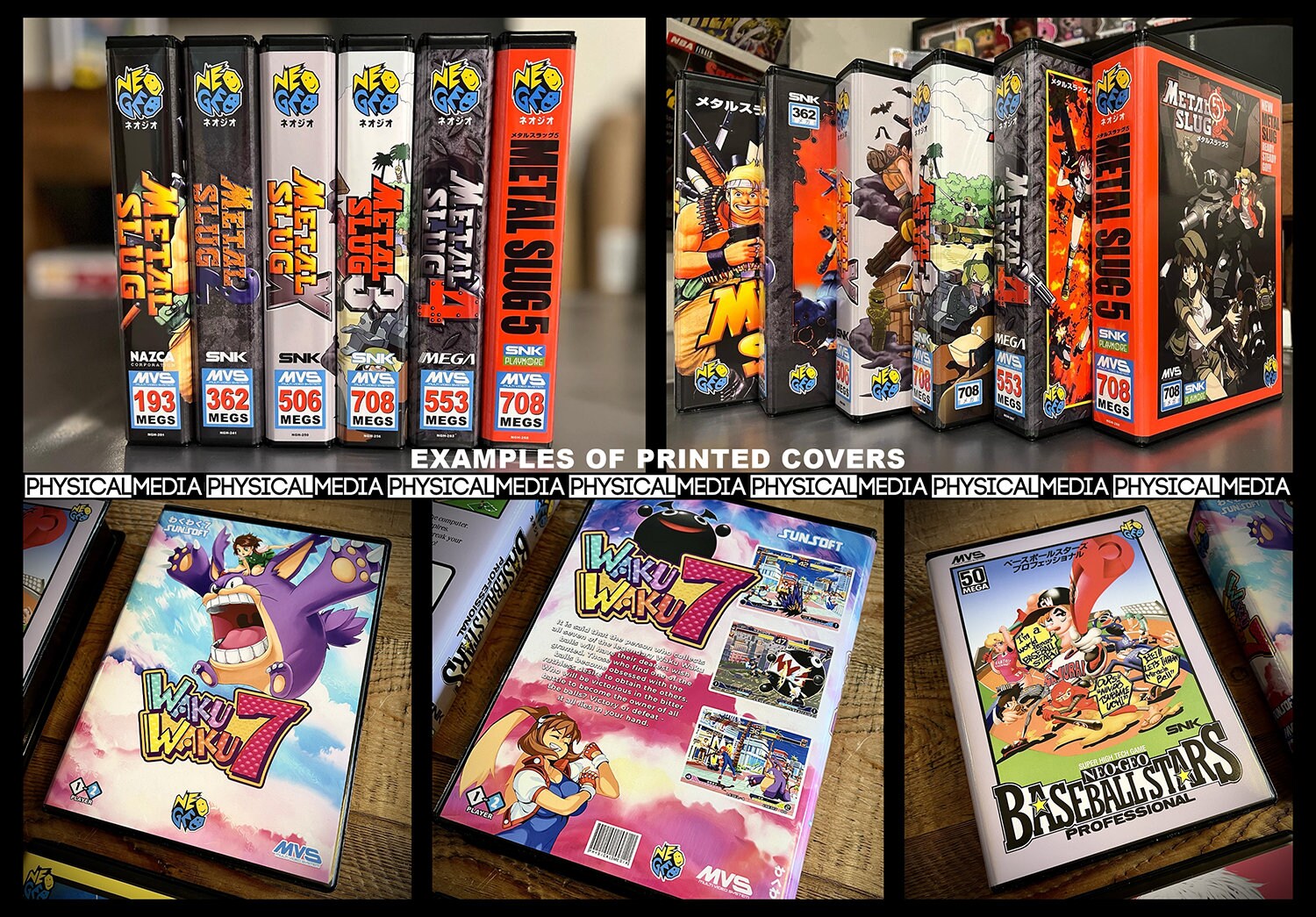 Metal Slug X Neo Geo MVS Shockbox Custom Cover - Digital Download - Physical Media Exclusive ...