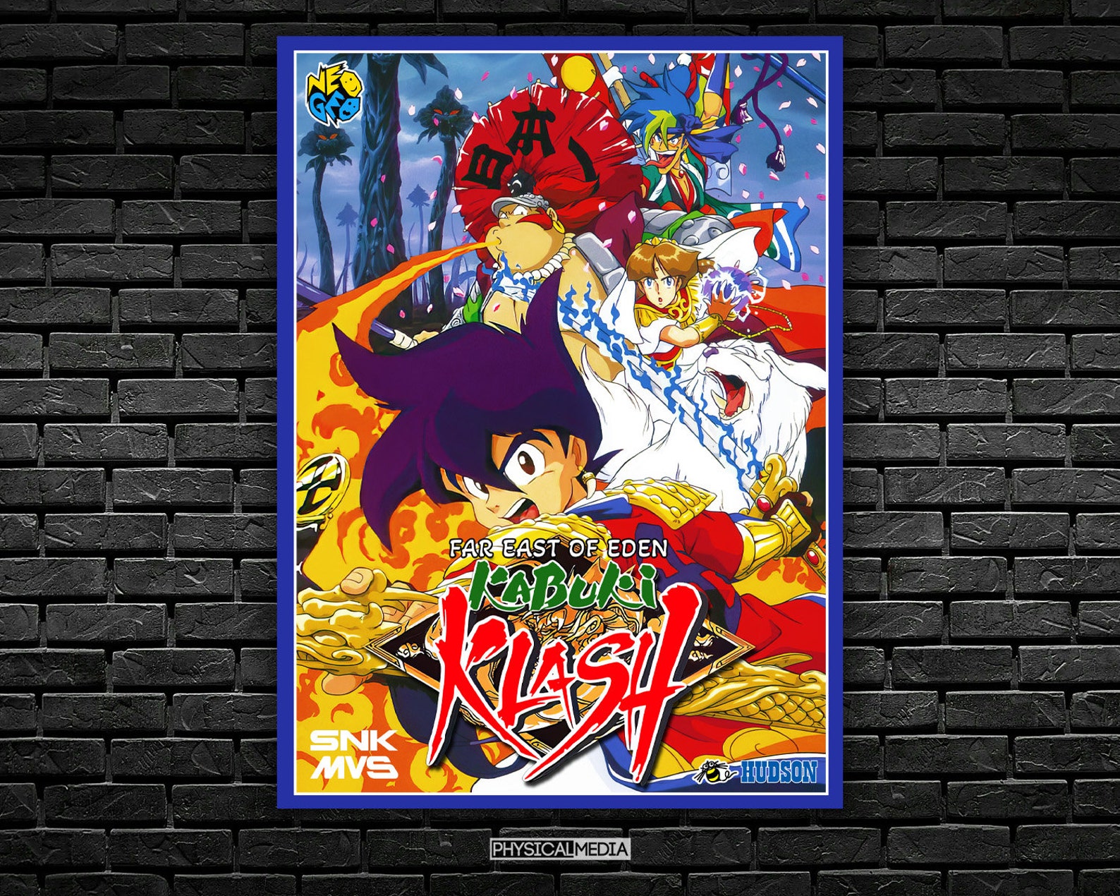 Kabuki Klash - Neo Geo MVS Shockbox Custom Cover - Digital Download ...