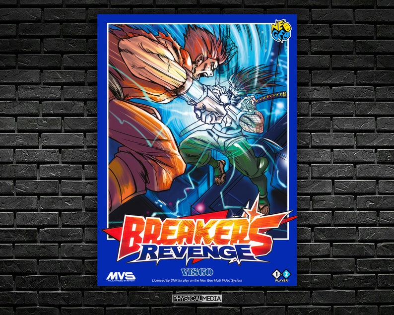 Breakers Revenge - Neo Geo MVS Shockbox Custom Cover - Digital Download ...