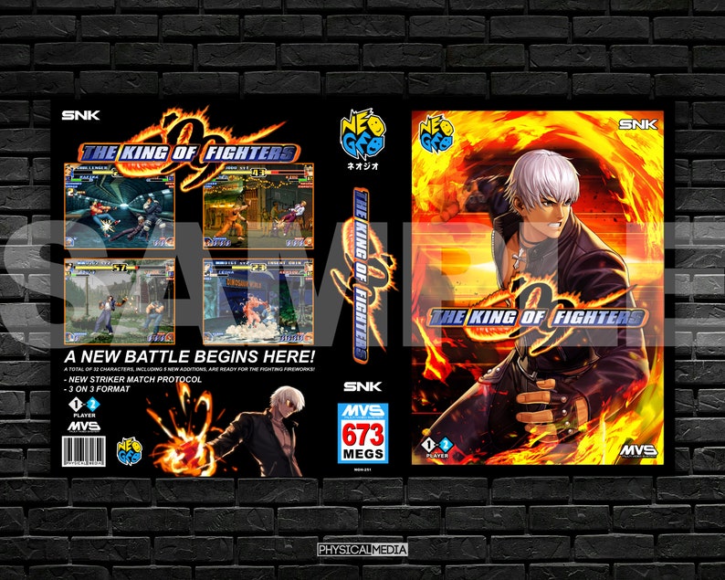 King of Fighters 99 Neo Geo MVS Shockbox Custom Cover - Digital ...