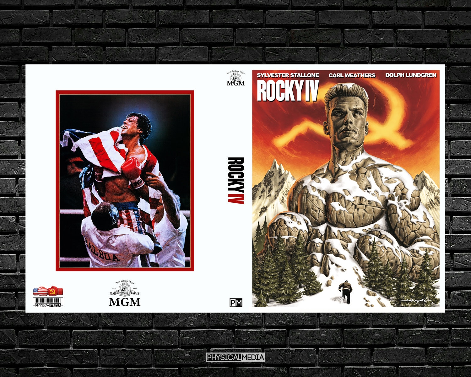Rocky IV 4 Custom Blu Ray Cover - Digital Download - Physical Media Exclusive - Designed for ...