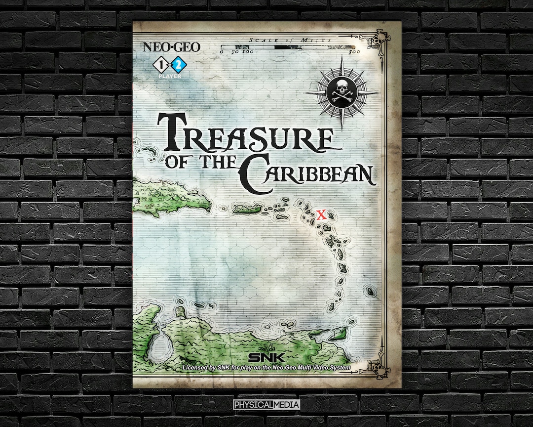 Treasure of the Caribbean Neo Geo MVS Shockbox Custom Cover - Digital ...