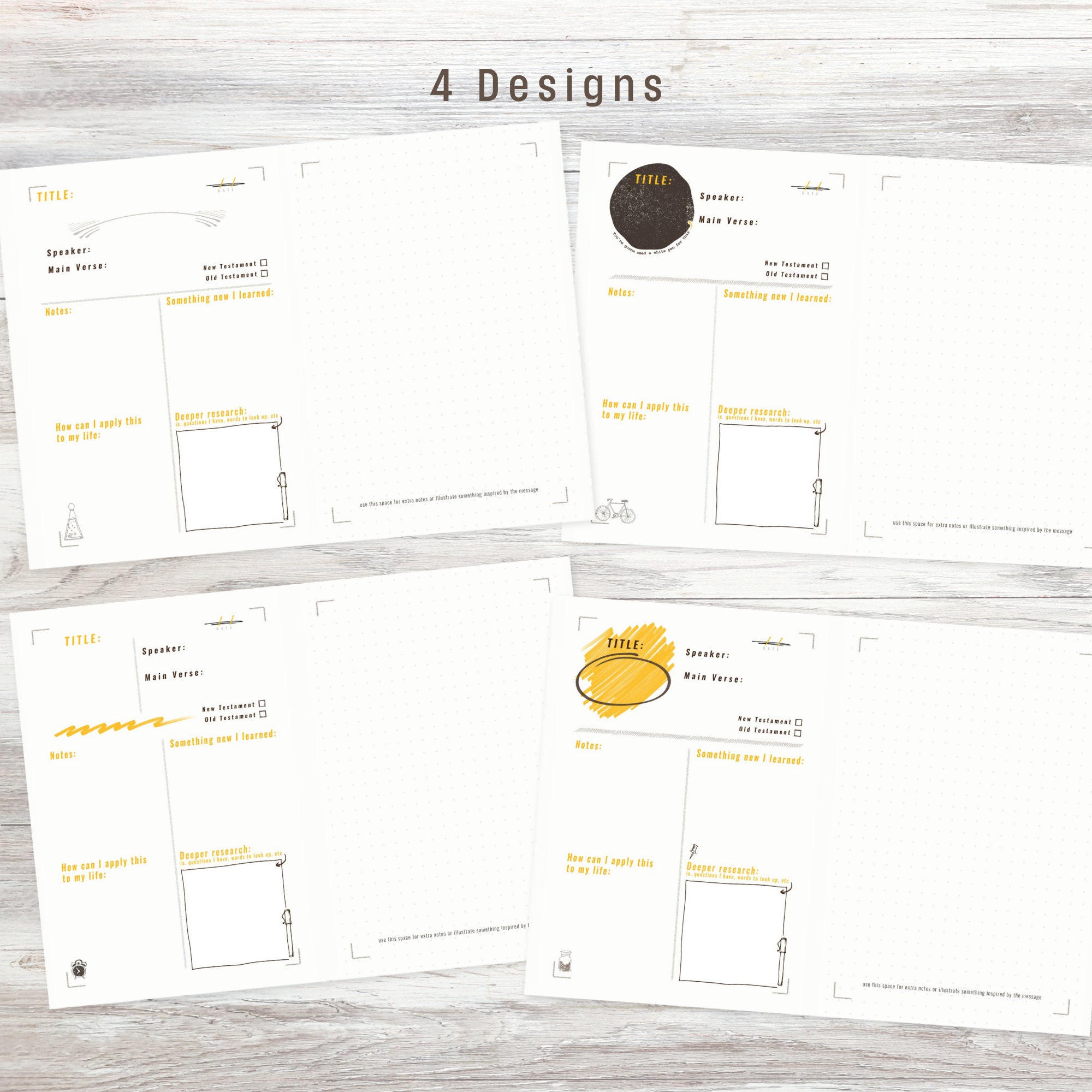 Epic Printable Teen & Kids Sermon Notes | Digital A4 and Letter Size ...