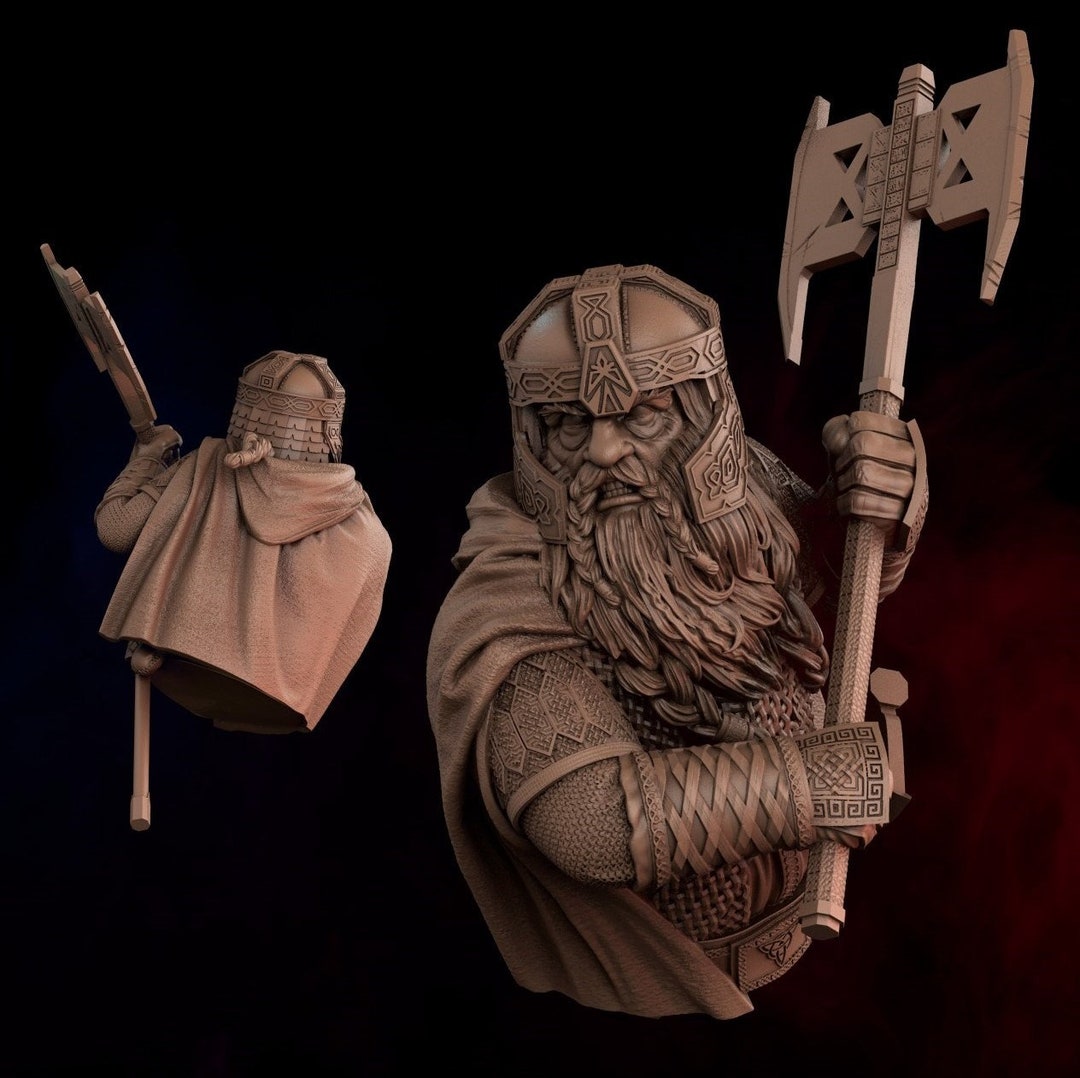 Dwarf Detailed Model for Printing STL Model 3D File for - Etsy