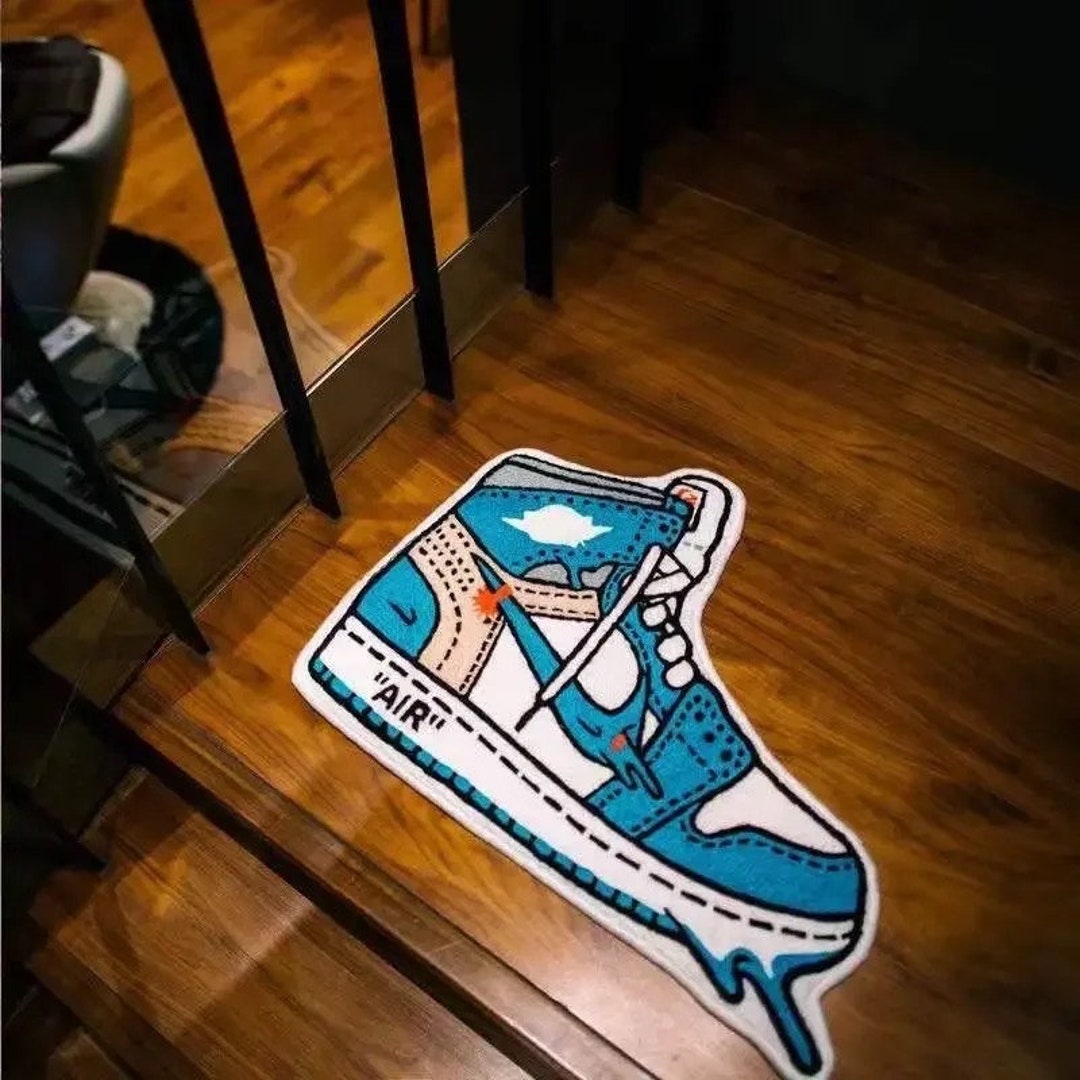 Y2K Custom Nike Air Rug: Step Into Nostalgia With Iconic Sneaker Style ...