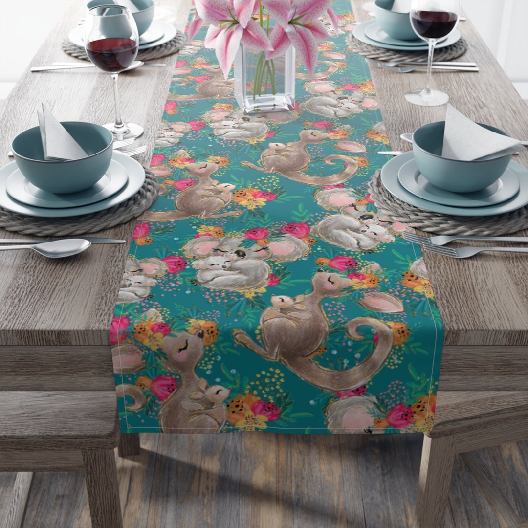 Australian Animals Table Runner Cotton Twill and Poly - Etsy