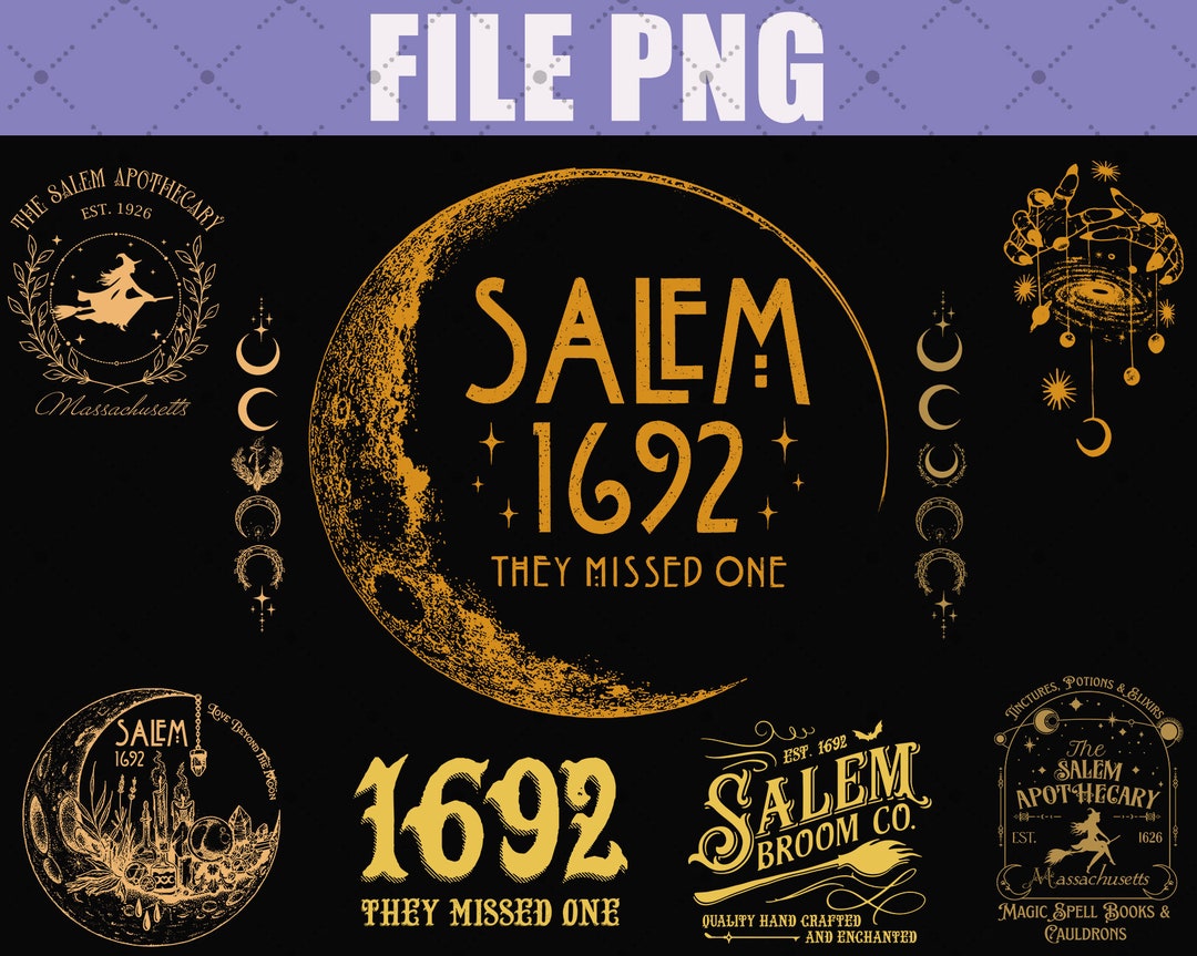 Salem Bundle Png Salem Witches Png Salem 1692 Png Witch - Etsy UK