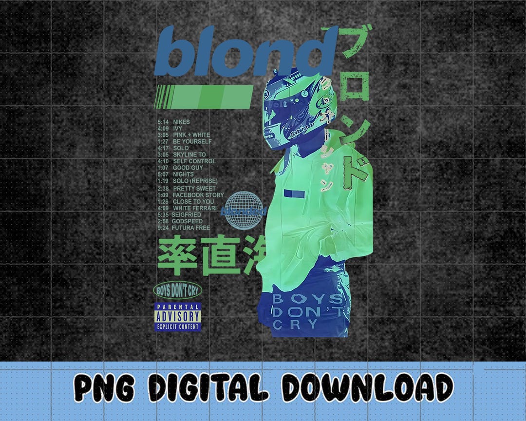 Frank Ocean PNG, Frank Ocean Png Digital Download File Sublimation, Svg ...