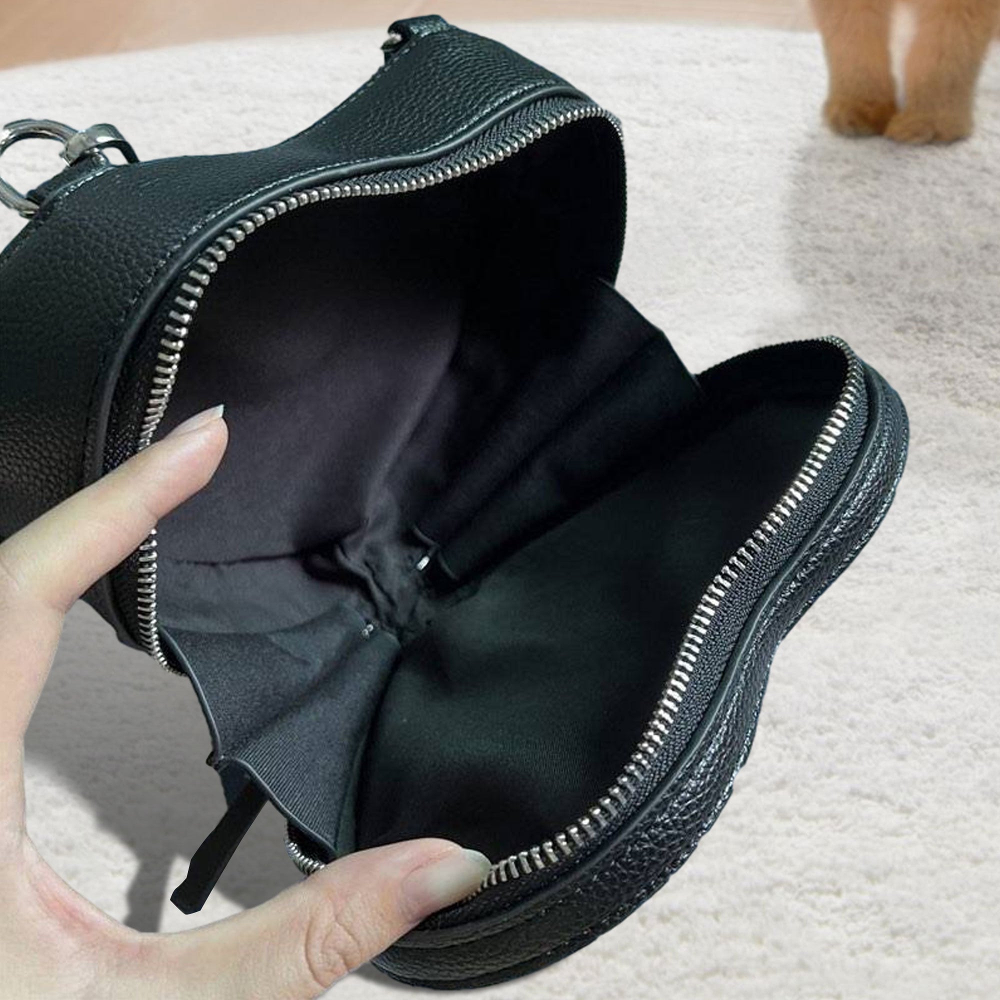 Vivienne Westwood Women's Black Ella Heart Mini Backpack Gift,backpacks for Her,leather Backpack ...