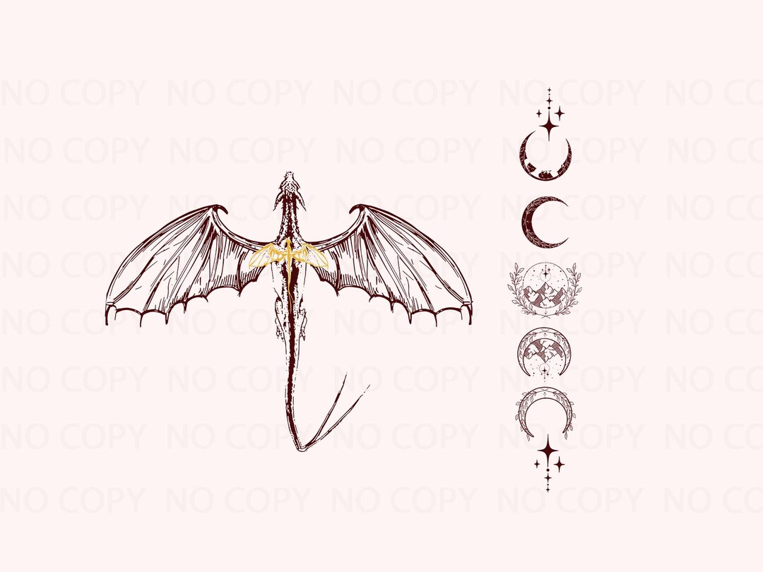 Retro Dragon Rider Bundle Png Fourth Wing Riders Quadrant - Etsy