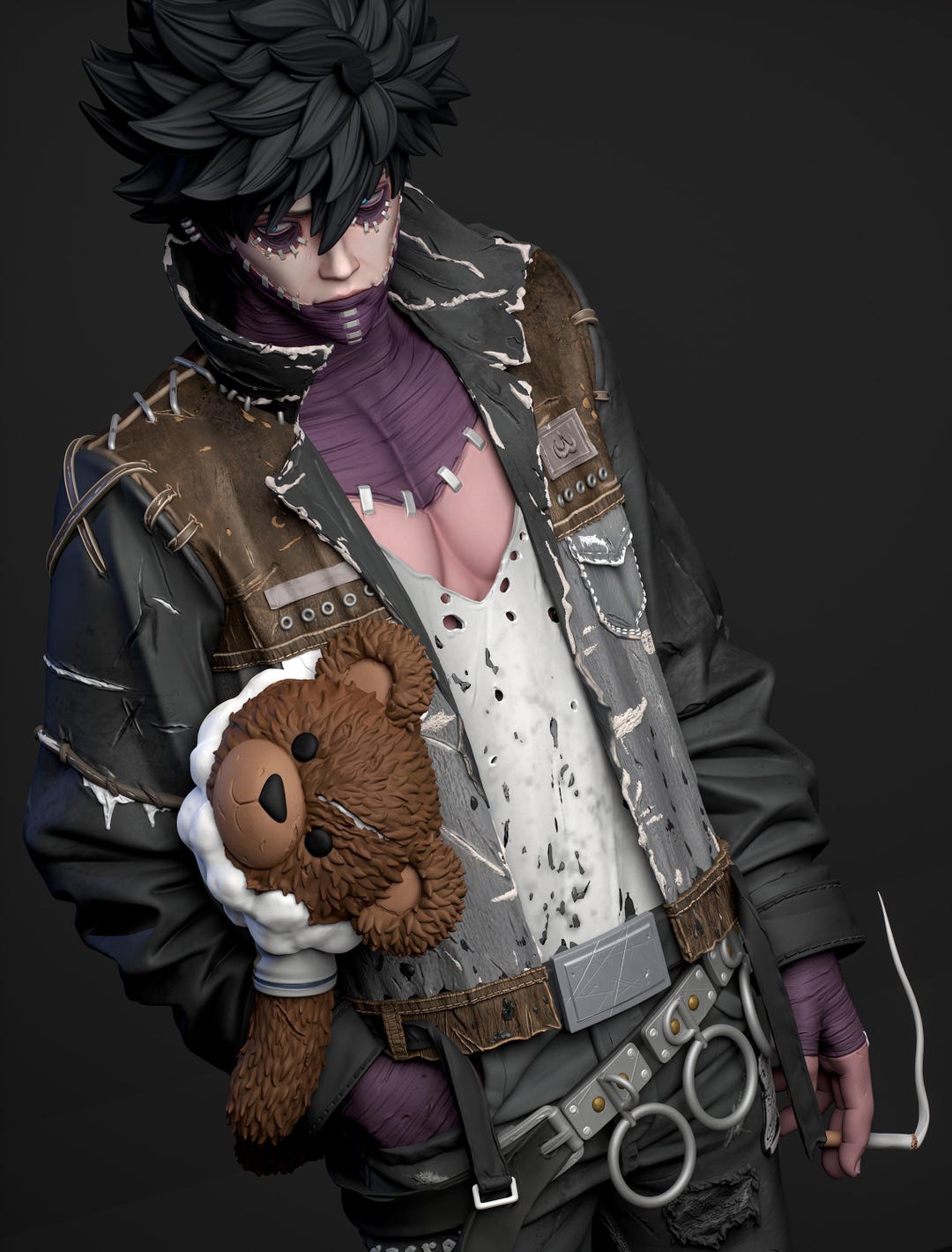 Dabi Figure – My Hero Academia – Modeled by CA3D Studios – Painted or ...