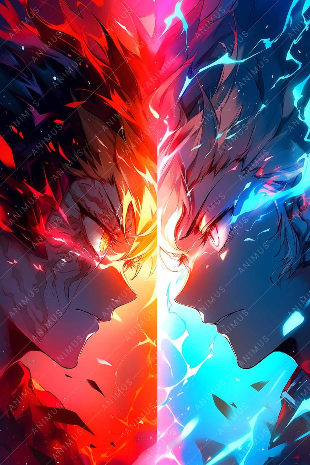 Unique Anime Art Digital Download Printable Wall Art - Etsy