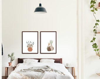INSTANT DOWNLOAD Original Post-modern Boho Wall Art Neutral - Etsy