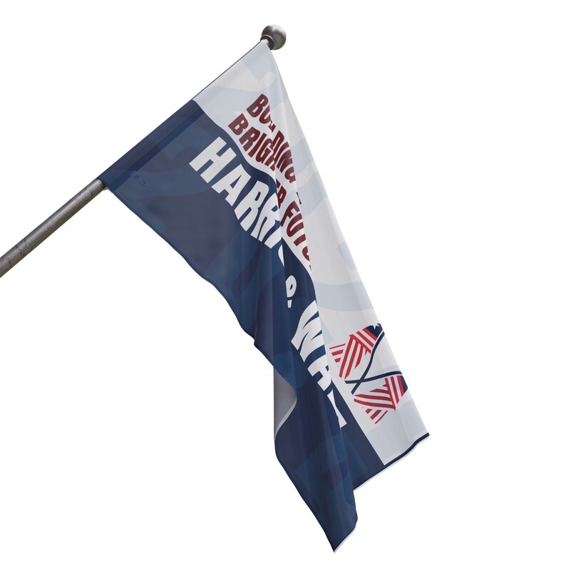 Premium Kamala Harris & Tim Walz 2024 Flag 2024 Campaign Election Flag ...