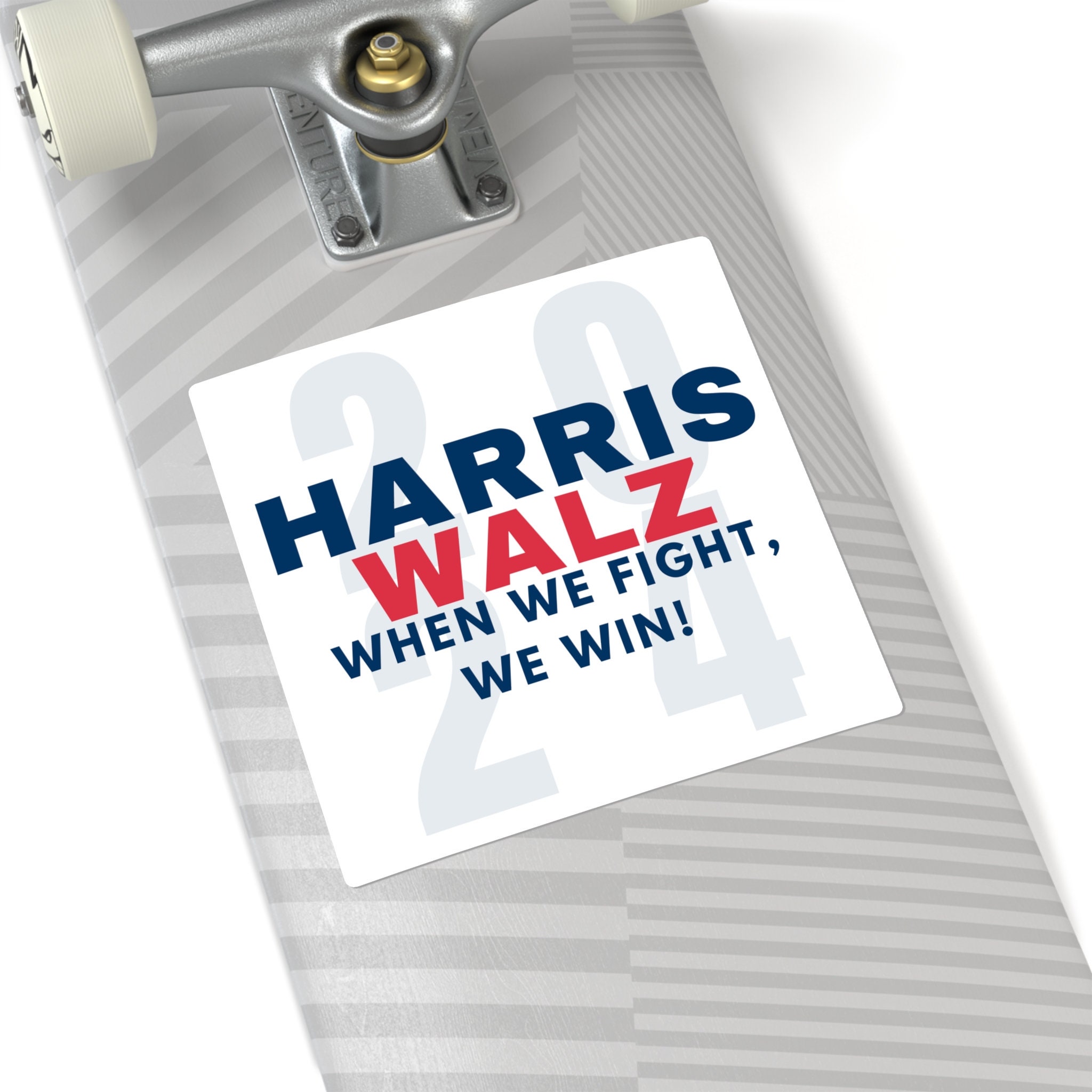 2024 Kamala Harris & Tim Walz Election Square Stickers Support the ...