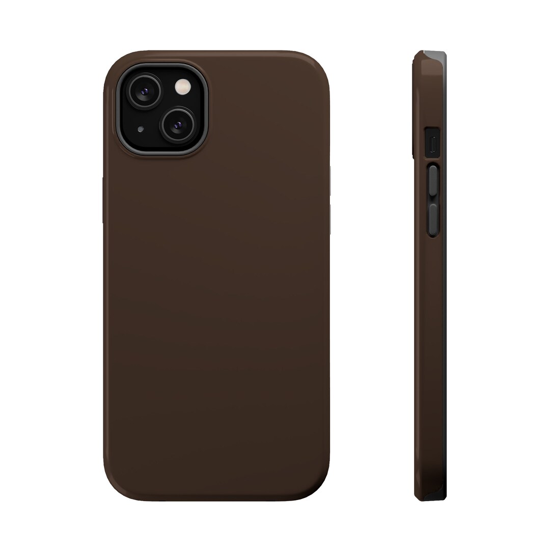 PREMIUM Coffee Brown iPhone 13, iPhone 14, iPhone 15 Durable Magsafe ...
