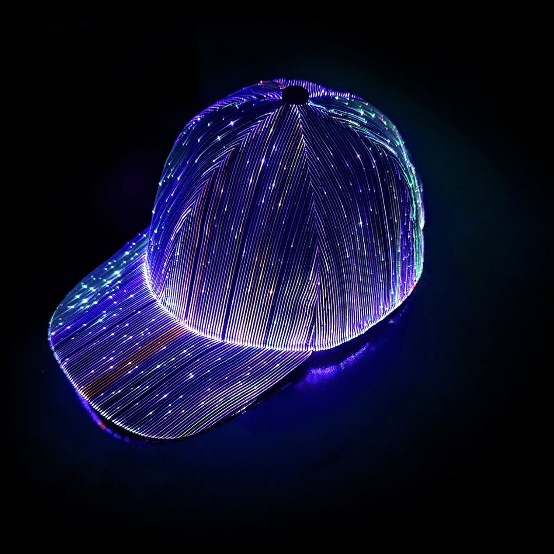 Fibre Glow Luminous Baseball Cap / Stand Out From the Crowd With Style ...