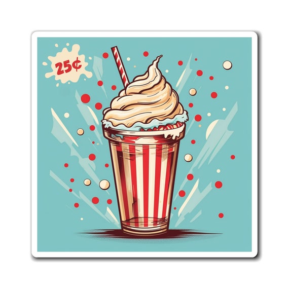 Clip Art Milkshakes 1950s