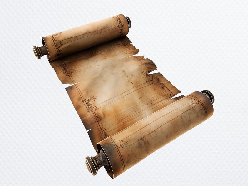 16 Medieval Scroll Clipart, Vintage Scroll, High Quality Pngs, Scroll ...